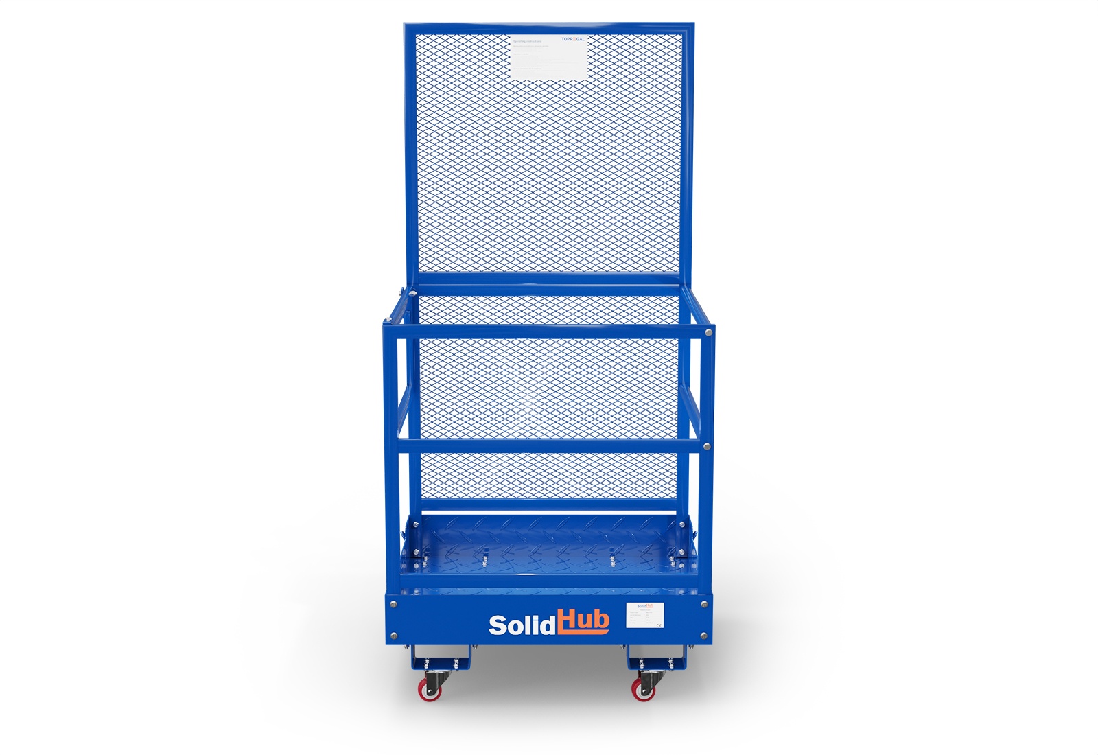 Working platform / cage AK360 for forklift, SolidHub | TOPREGAL